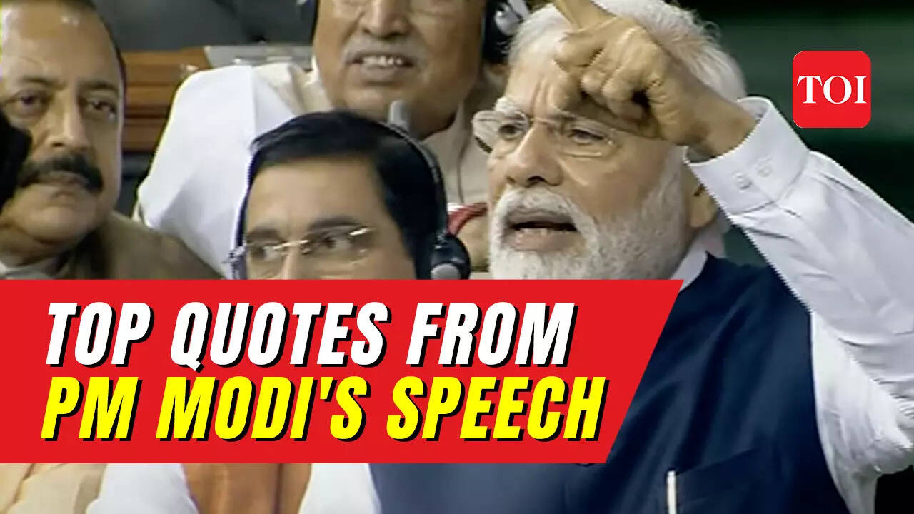 No-confidence motion: Assuring peace in Manipur to criticising Opposition PM Modi's speech ...
