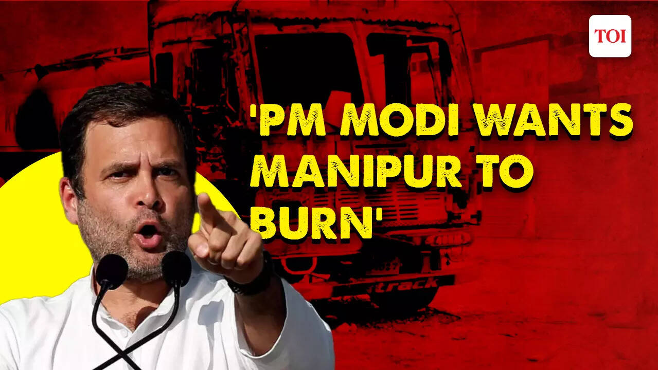 Rahul Gandhi on Manipur: PM Modi was laughing