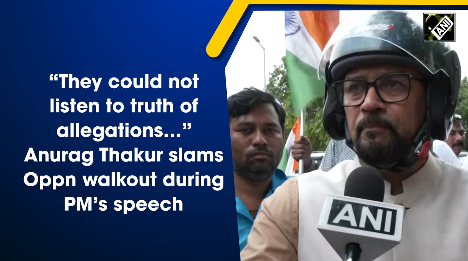 truth: “They could not listen to truth of allegations…” Anurag Thakur slams Oppn walkout during ...