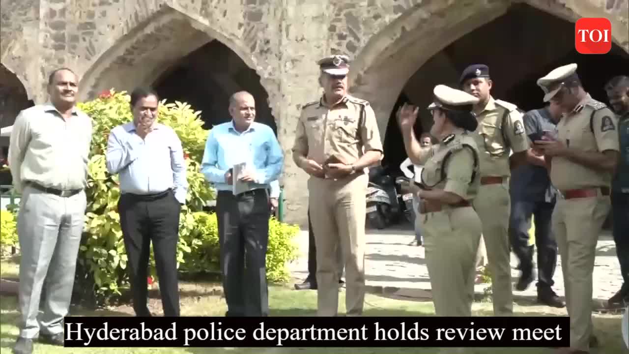 police department: Hyderabad police department holds review meet