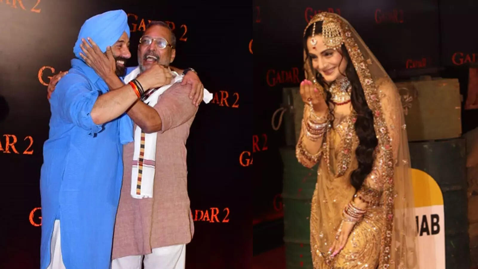 Sunny Deol, Ameesha Patel, Bobby Deol, Jackie Shroff and other celebs attend 'Gadar 2' screening