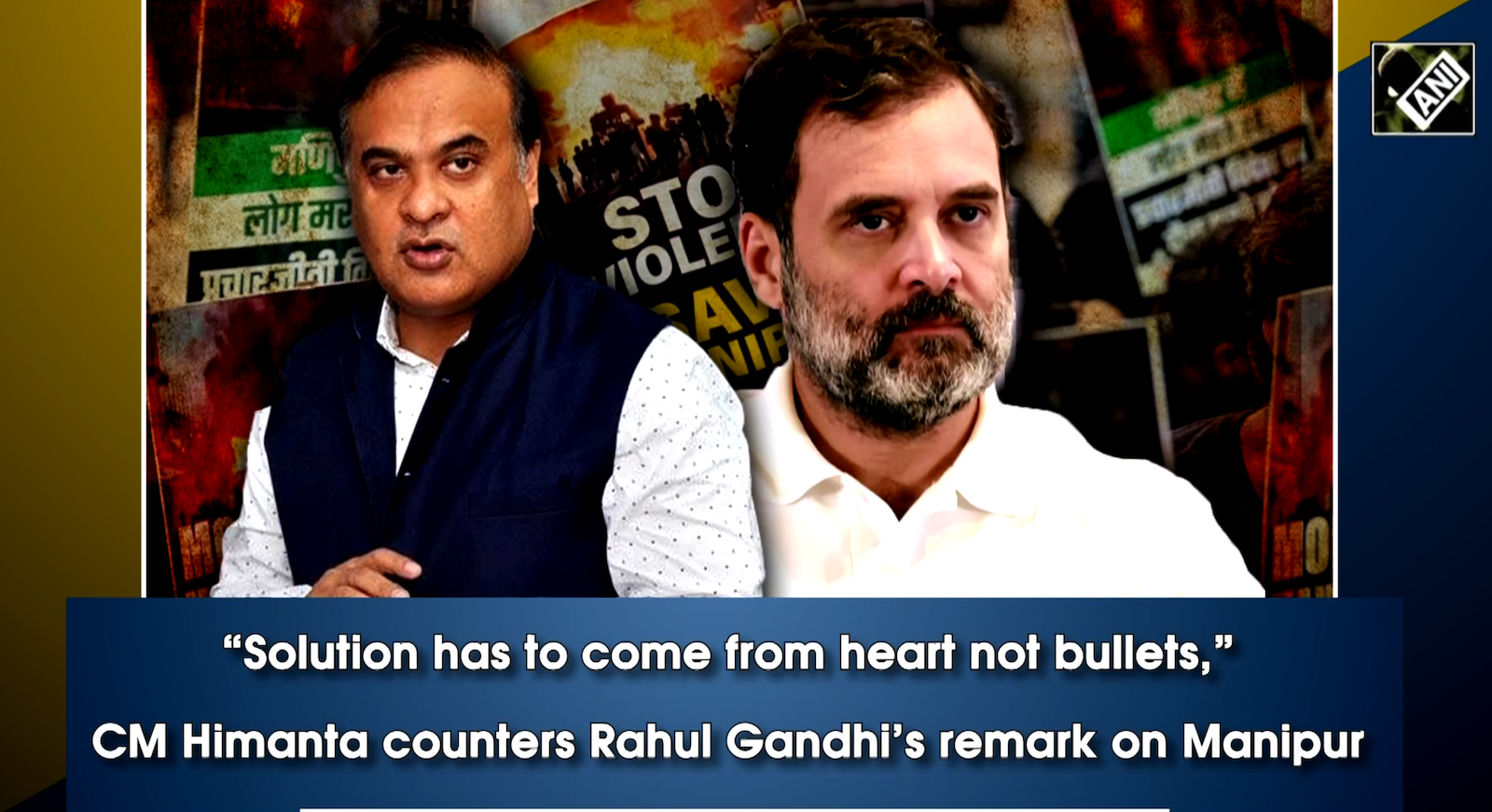 “Solution has to come from heart not bullets,” CM Himanta counters ...