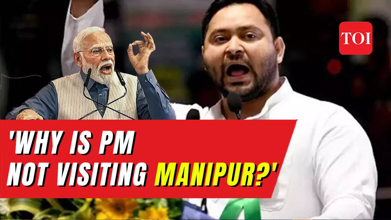 Manipur: “Why is Prime Minister Modi not visiting Manipur…?” Tejashwi Yadav