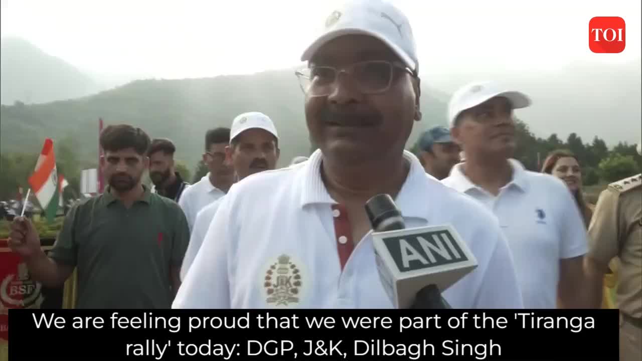 dgp: DGP of Jammu and Kashmir, Dilbagh Singh on Tiranga rally