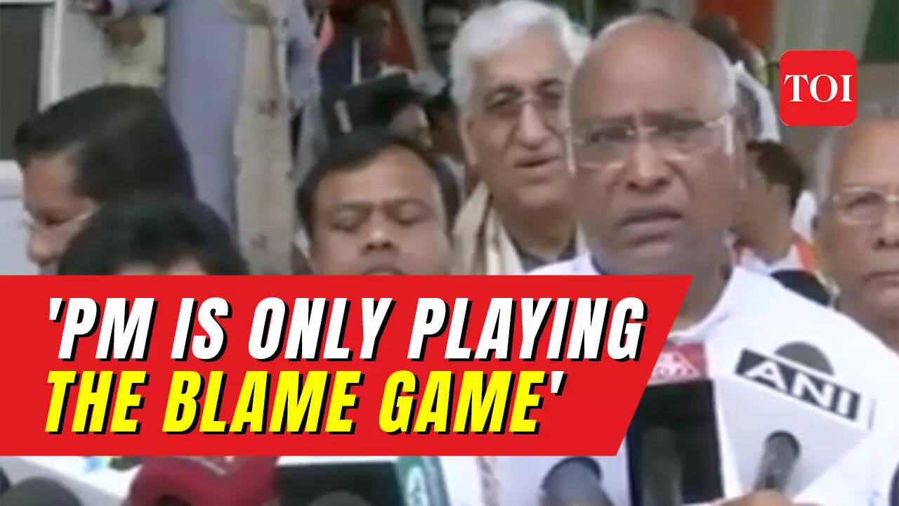 Mallikarjun Kharge slams PM Modi, says 'Will the Manipur violence come to an end by blaming ...