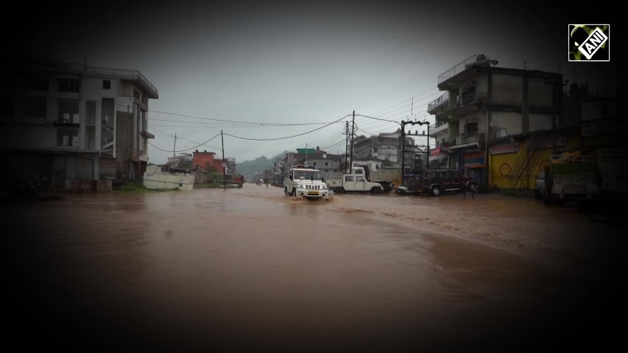 himachal pradesh: Drone visuals: Himachal’s Mandi witnesses flood-like situation again, foreign ...