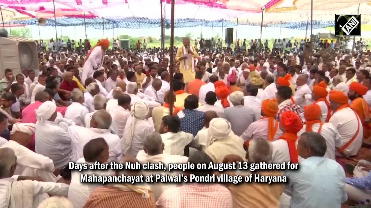 mahapanchayat: Haryana: Days after Nuh violence, Mahapanchayat decides to “resume” Shobha Yatra ...