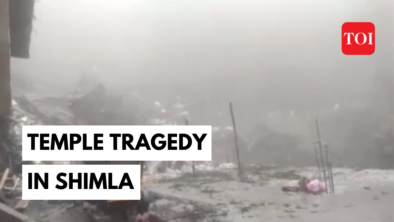 shimla temple collapsed: Temple tragedy: At least 9 killed as temple in Shimla collapses due to ...