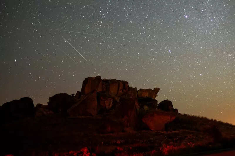 Perseid Meteor Shower 2023: Spectacular pictures show shooting stars ...