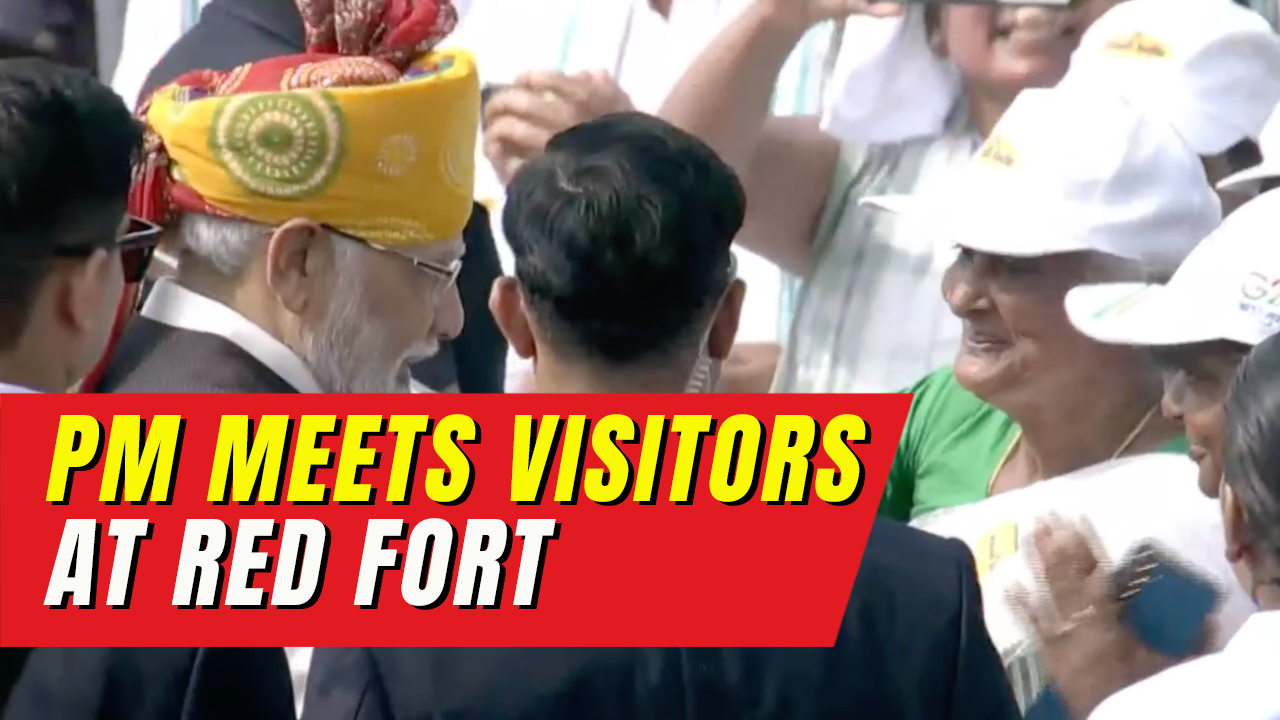 Dramatic moment: PM Modi connects with Independence Day celebrations ...