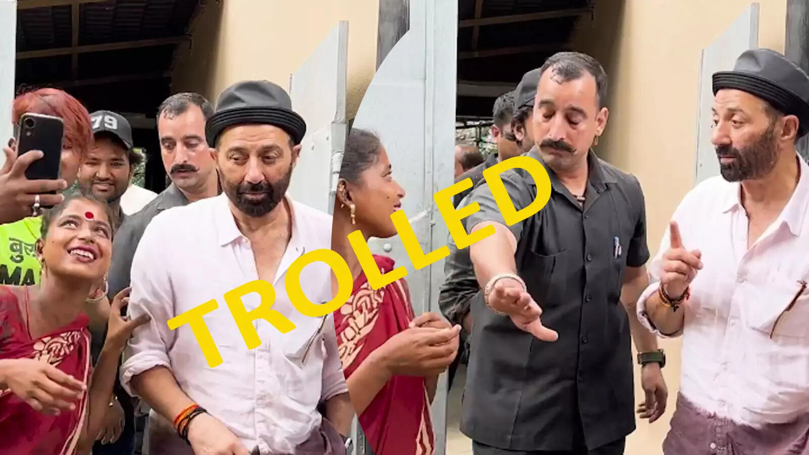 Sunny Deol refuses selfie with some underprivileged female fans ...