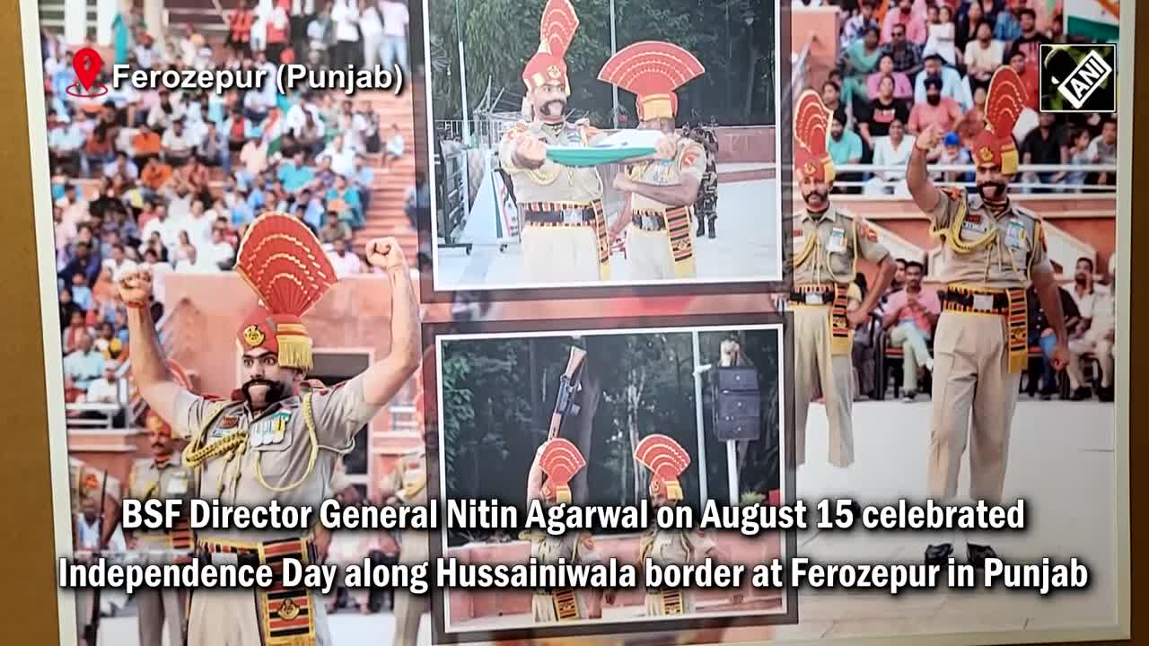 Punjab: Punjab: BSF DG Nitin Agarwal celebrates Independence Day along ...