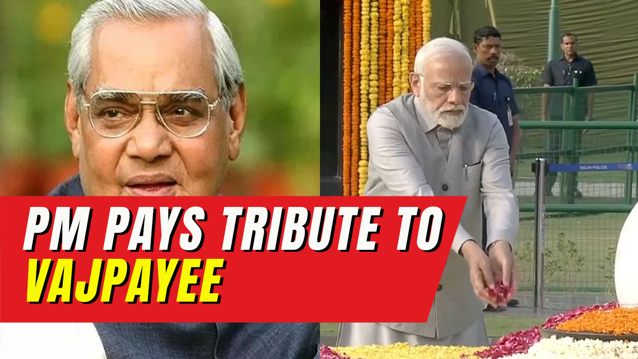 ‘Played Pivotal Role’: PM Modi pays tribute to Atal Bihari Vajpayee on death anniversary