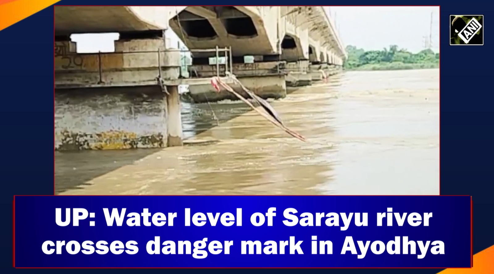 Water level of Sarayu river crosses danger mark in Ayodhya