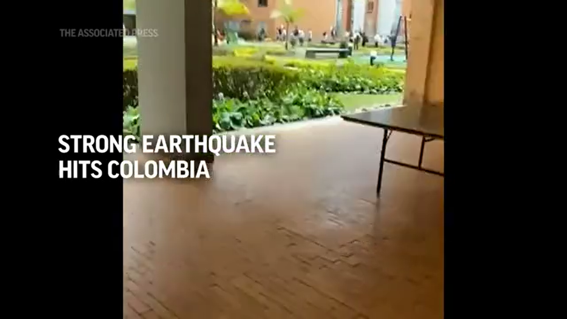 Strong earthquake hits Colombia