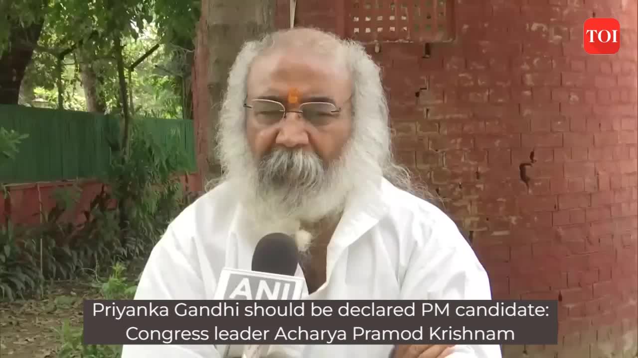 Priyanka Gandhi should be declared PM candidate: Congress leader ...