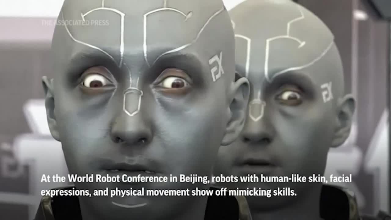 Watch: China is creating human-like robots