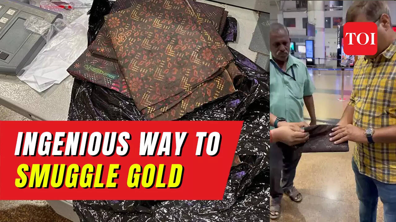 Watch: Customs officials uncover most unique way of gold smuggling ...