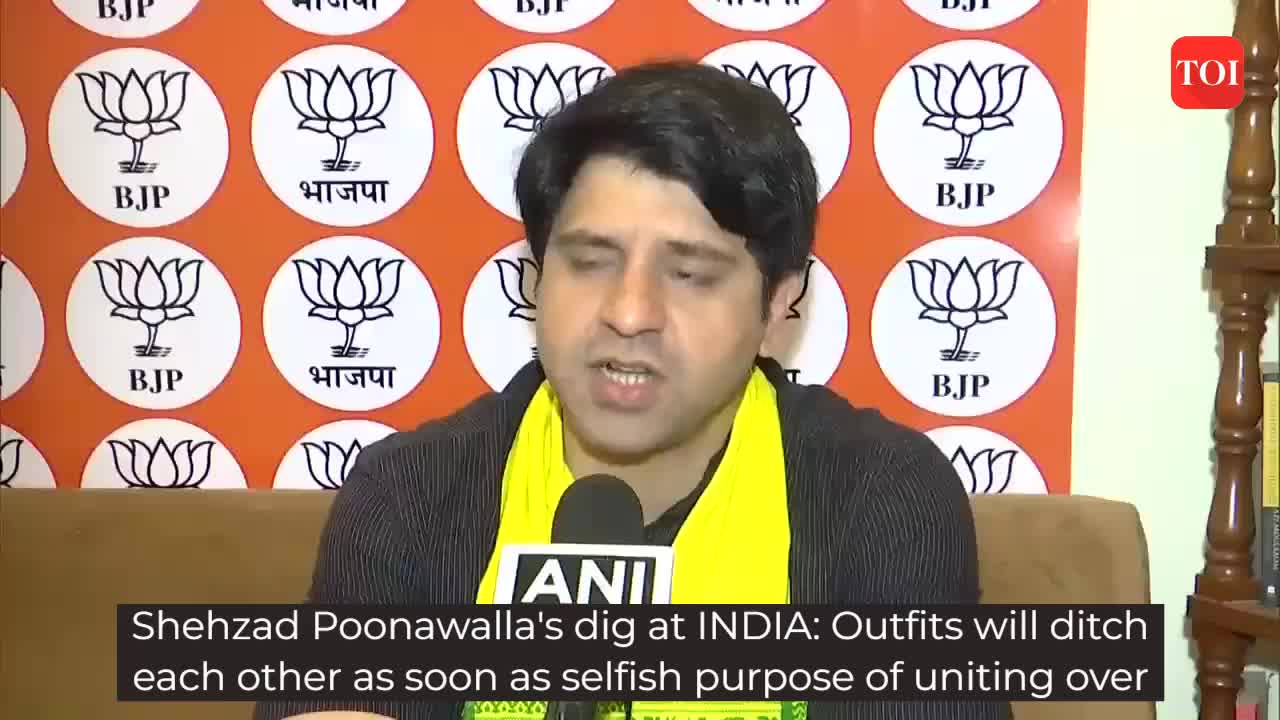 BJP's dig at INDIA: Outfits will ditch each other as soon as selfish ...