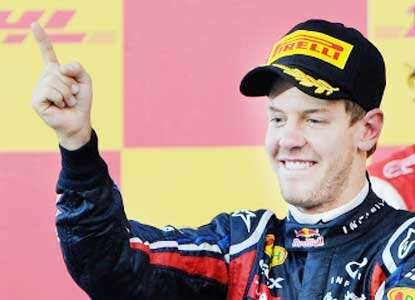 Sebastian Vettel wins 2nd F1 title