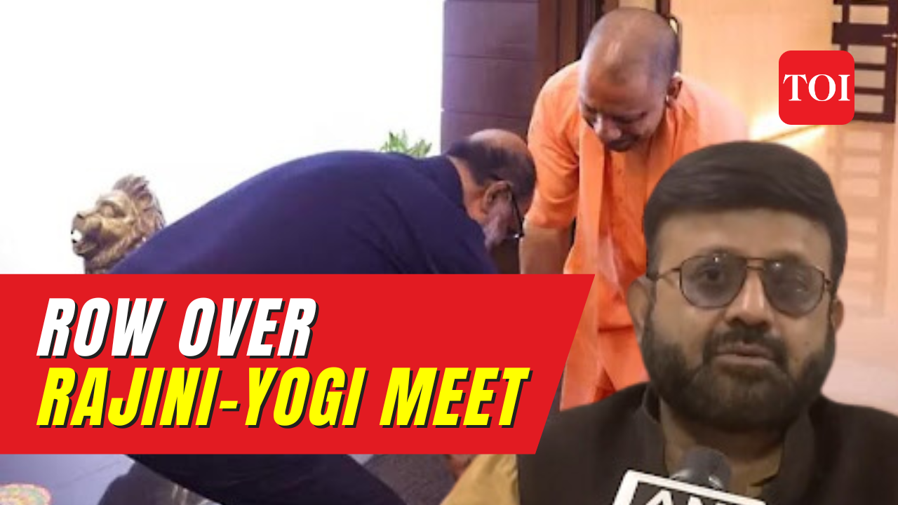 Rajinikanth touched CM Yogi's feet because he is a saint : BJPs Pratul ...