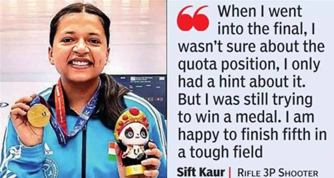 Sift Kaur Samra secures Paris Olympics quota
