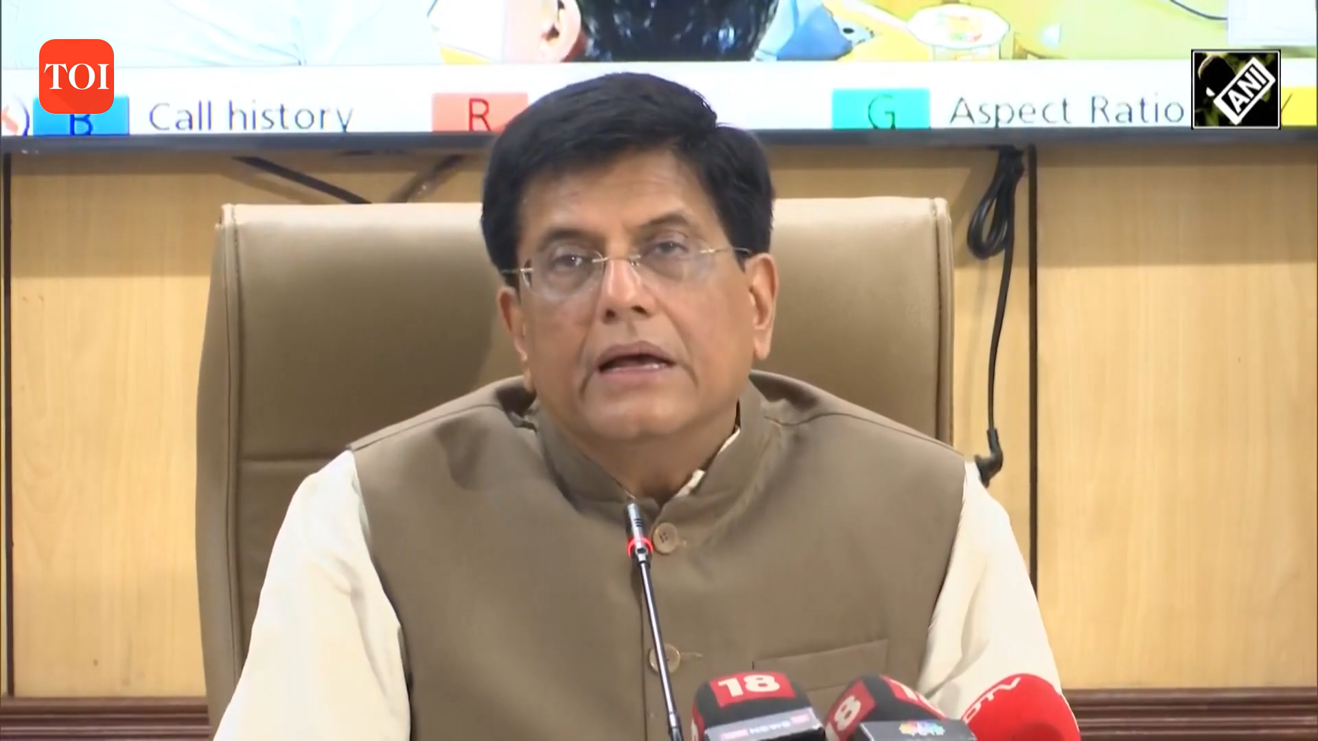 Union Minister Piyush Goyal briefs on steps taken by Centre to put cap on rising onion prices