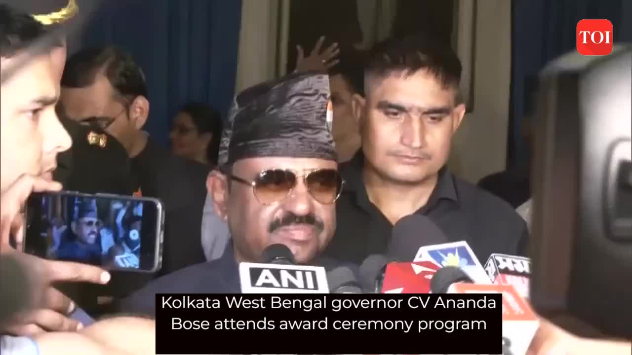 West Bengal governor CV Ananda Bose attends award ceremony program