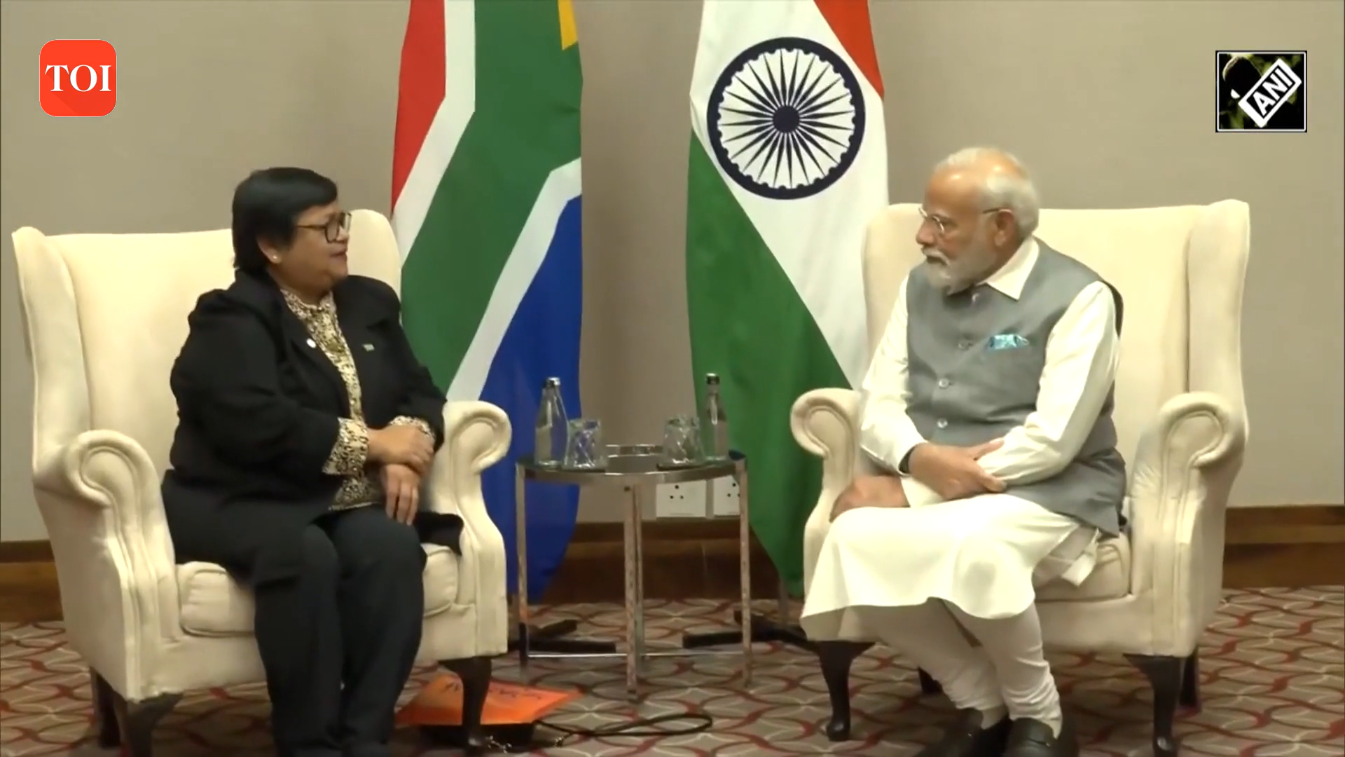 Concluding the BRICS Summit, Prime Minister Modi engages with prominent ...