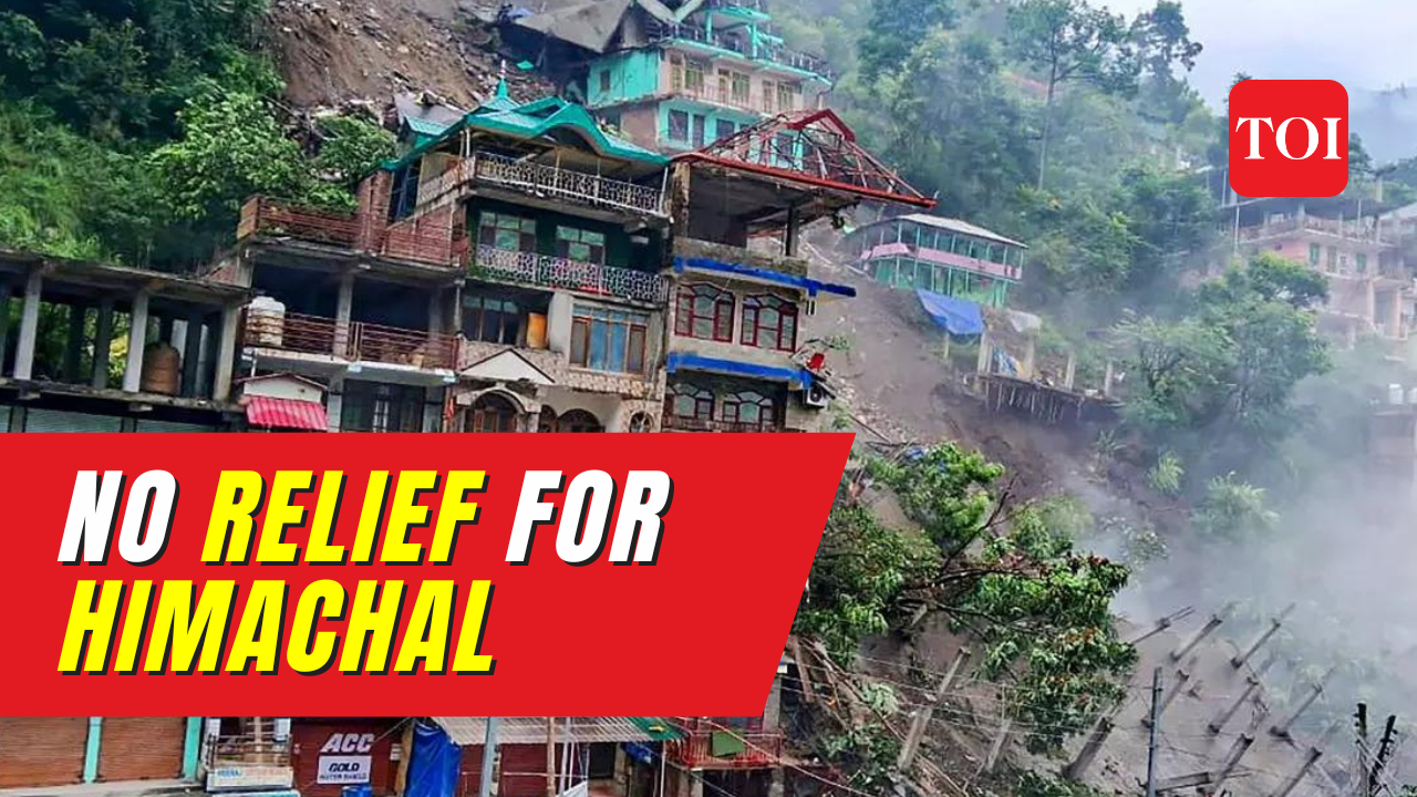 yellow alert: Rain continues to batter Himachal Pradesh: No relief for locals as IMD issues ...