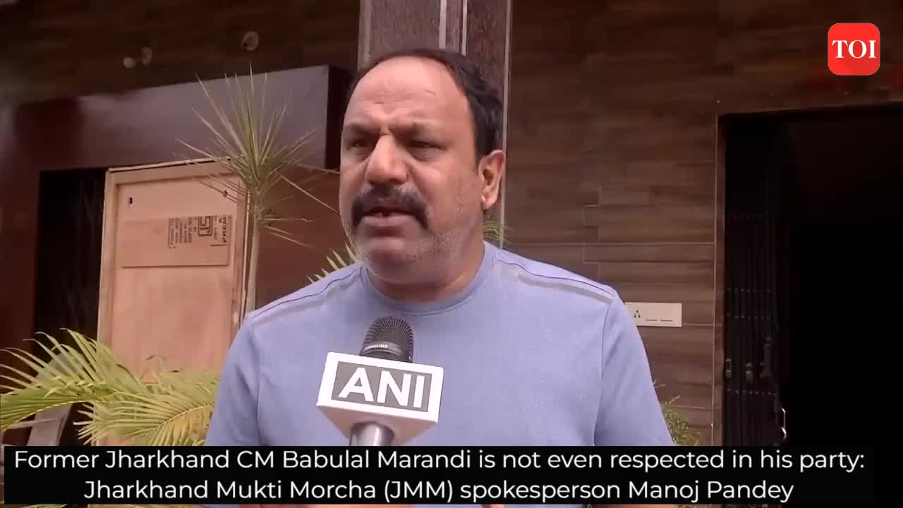 JMM: Jharkhand Mukti Morcha (JMM) spokesperson Manoj Pandey on FIR ...