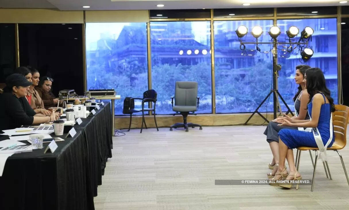 A peek at the Personal Interview round of LIVA Miss Diva 2023