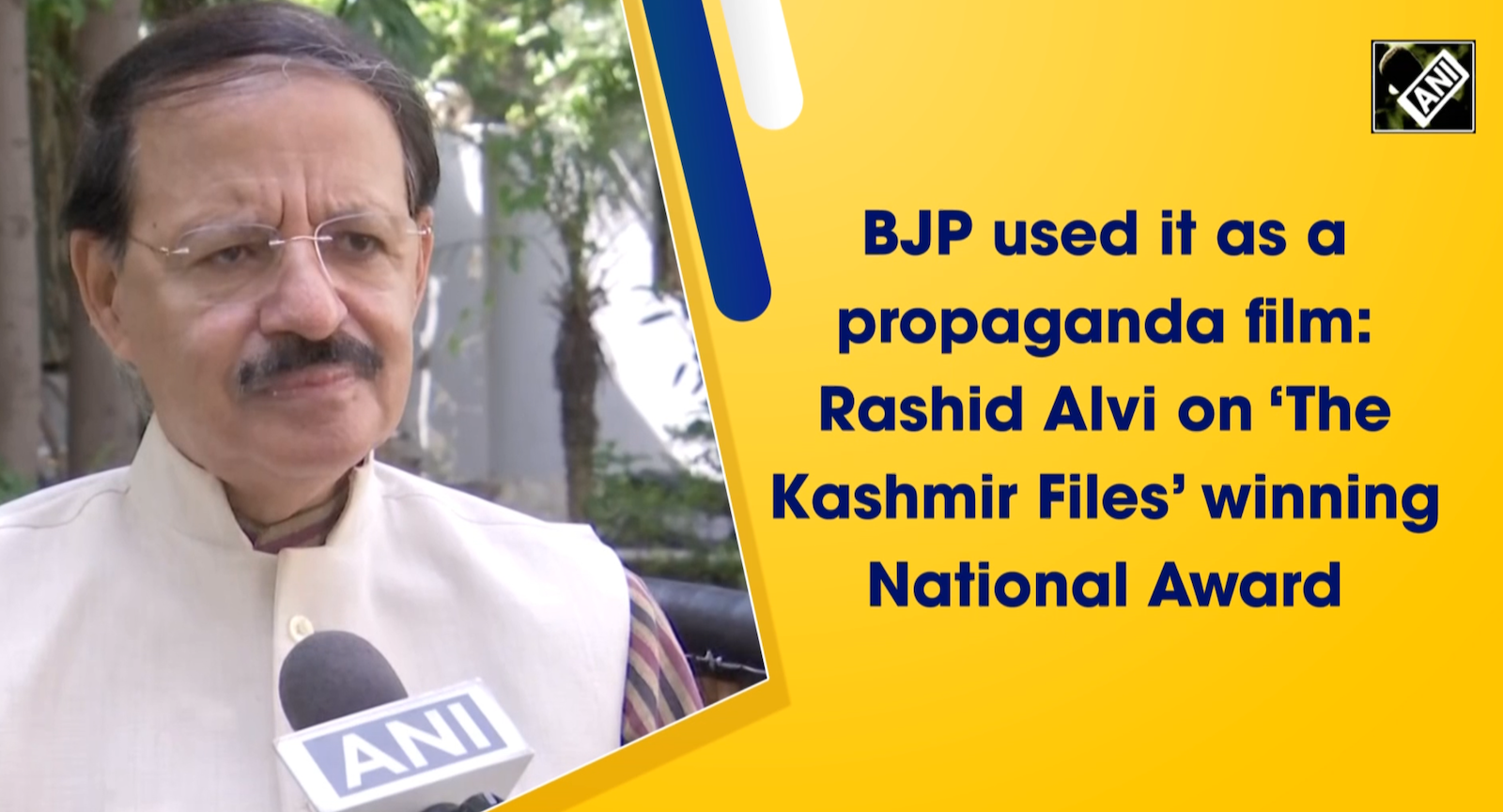 BJP used it as a propaganda film: Rashid Alvi on ‘The Kashmir Files’ winning National Award