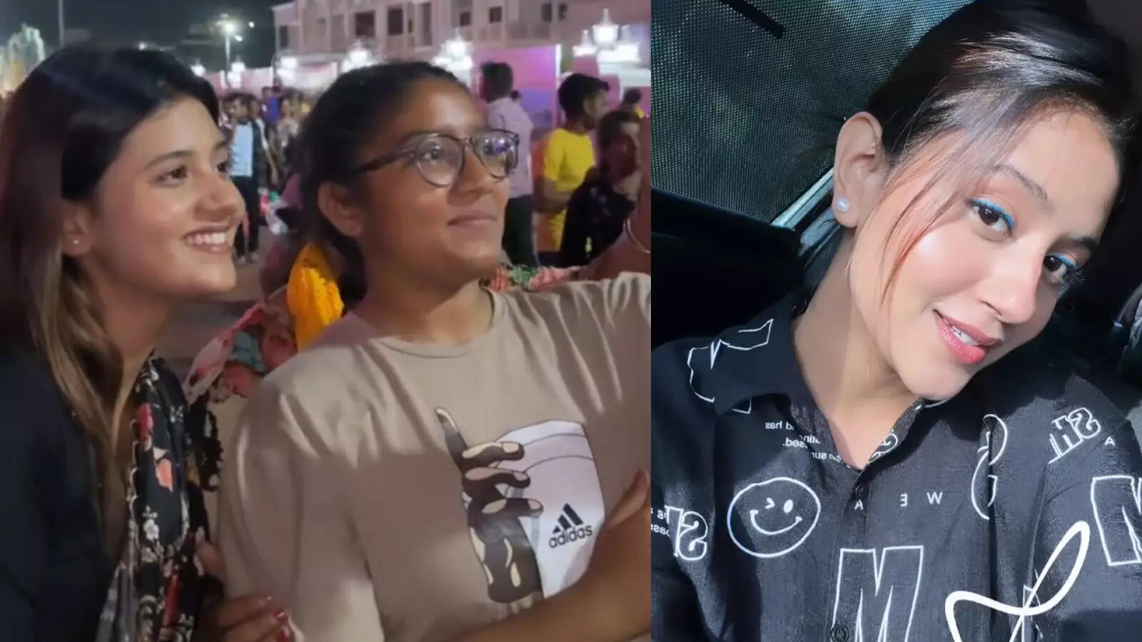 Anjali Arora gets mobbed outside Prem Mandir in Vrindavan, shares video on Instagram