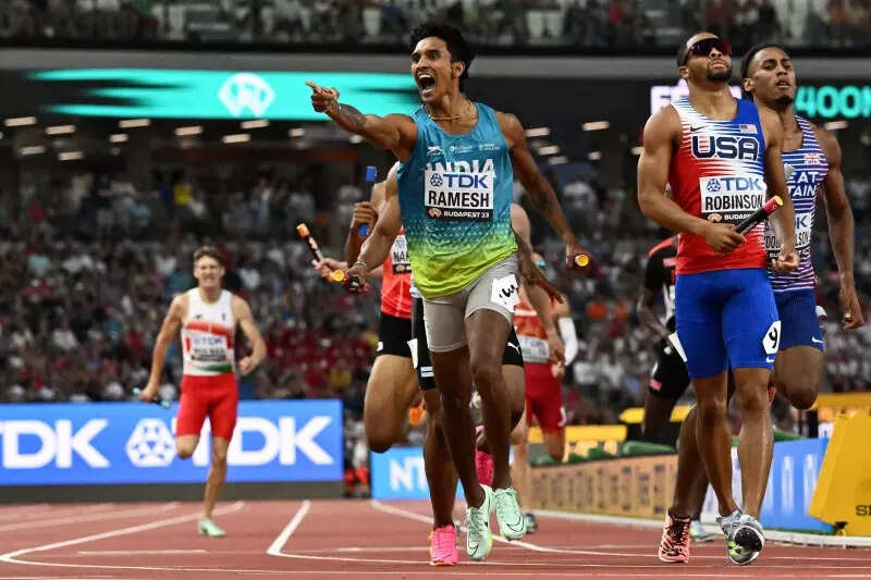 World Athletics Championships 2023 Indian Mens 4x400m Relay Team