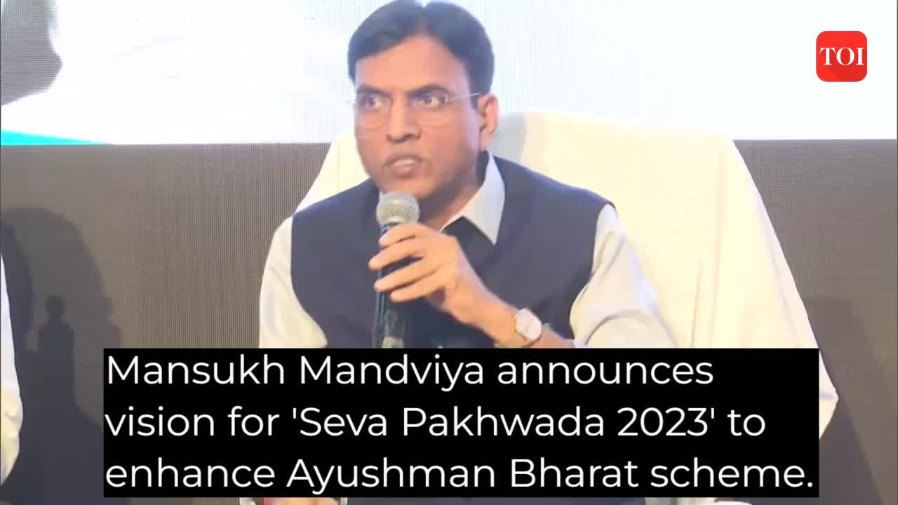 Mansukh Mandviya announces a vision for 'Seva Pakhwada' to enhance ...