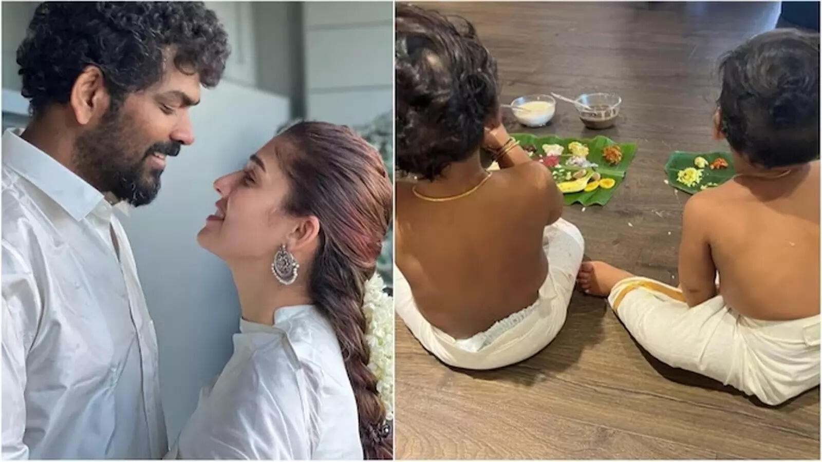 Here's how Nayanthara and Vignesh Shivan celebrated their first Onam with twin baby boys
