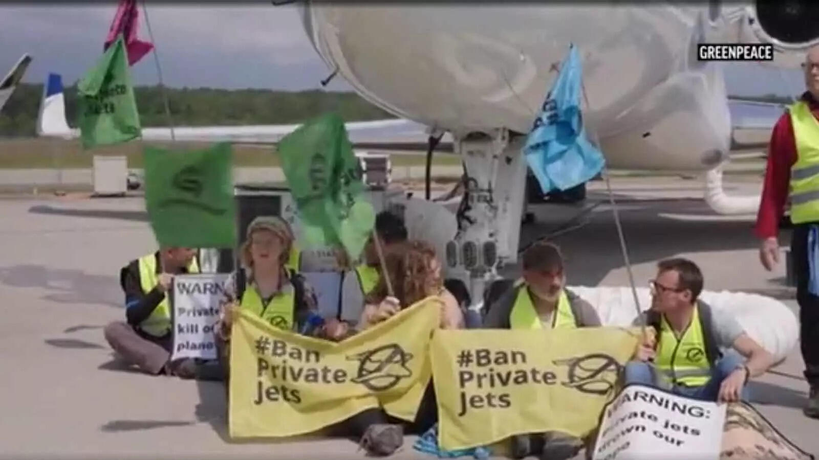 Climate activists target luxury yachts, jets
