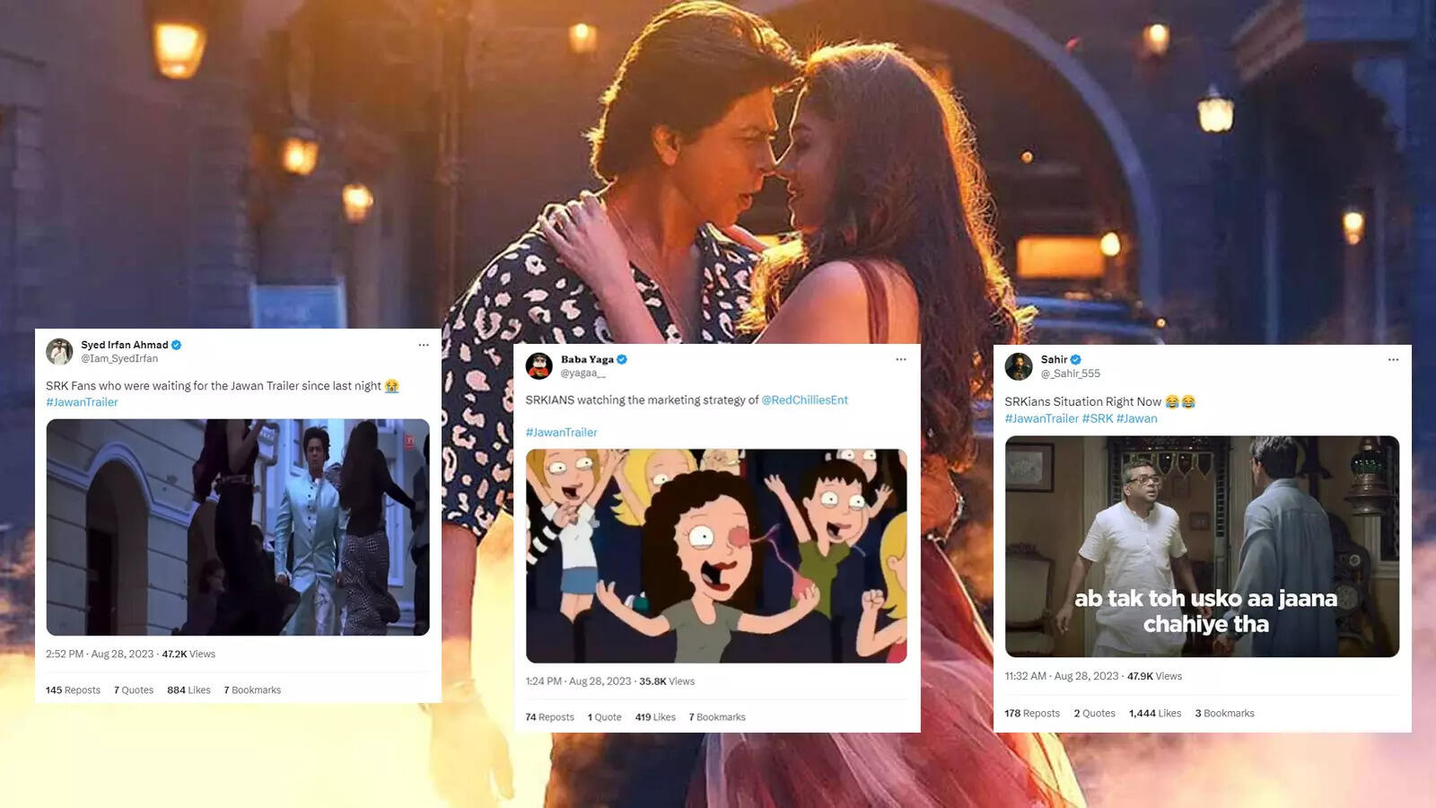 Shah Rukh Khan and Nayanthara's fans lose their patience while waiting ...