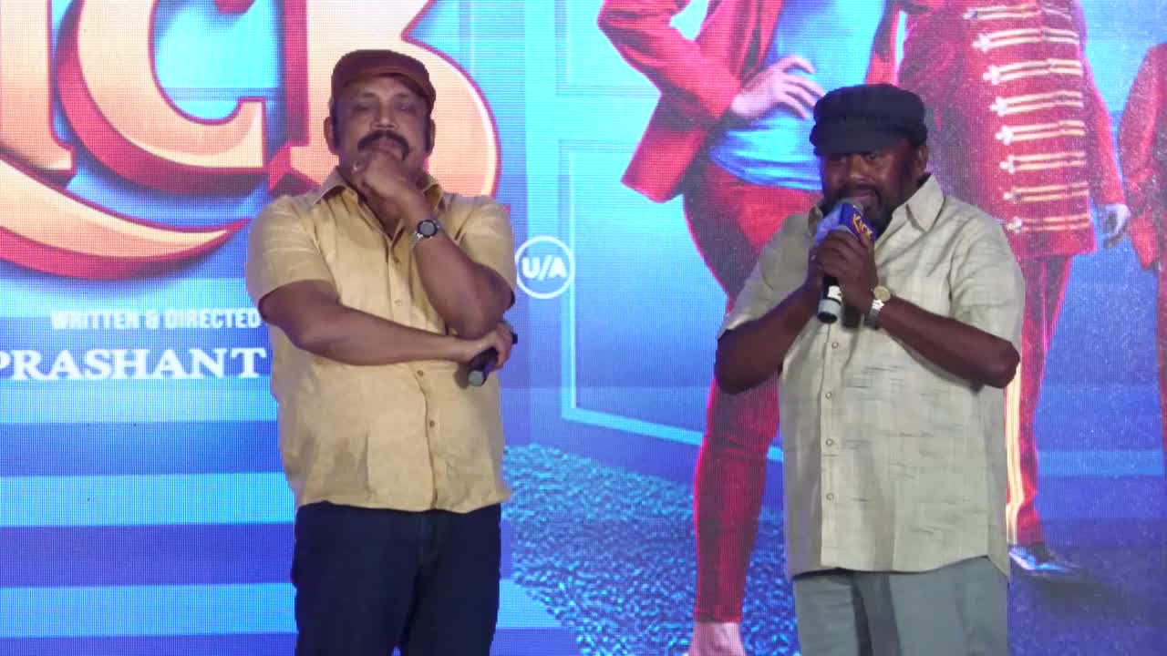 Comedian Senthil & Thambi Ramaiah at Santhanam's 'Kick' movie meet