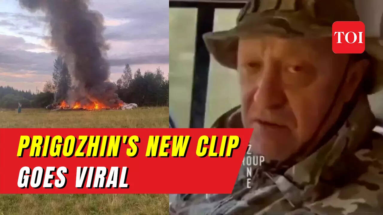 ‘I’m doing fine’: New video of Wagner chief Prigozhin shot days before ...