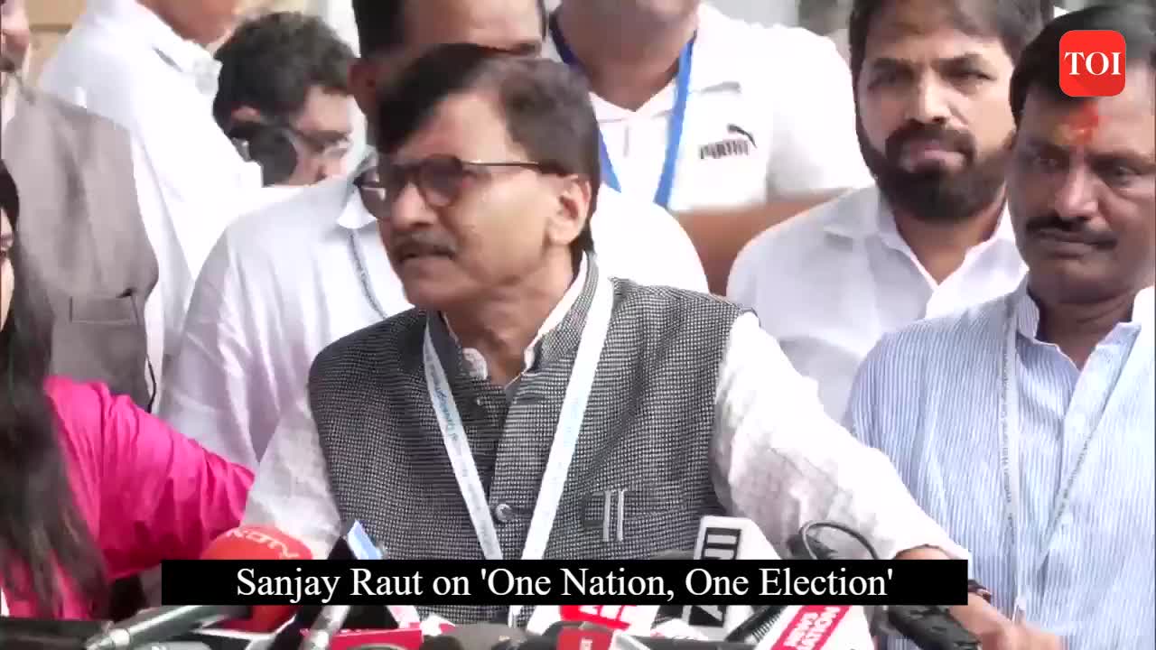 fair election: We want fair election: Sanjay Raut on 'One Nation, One Election'