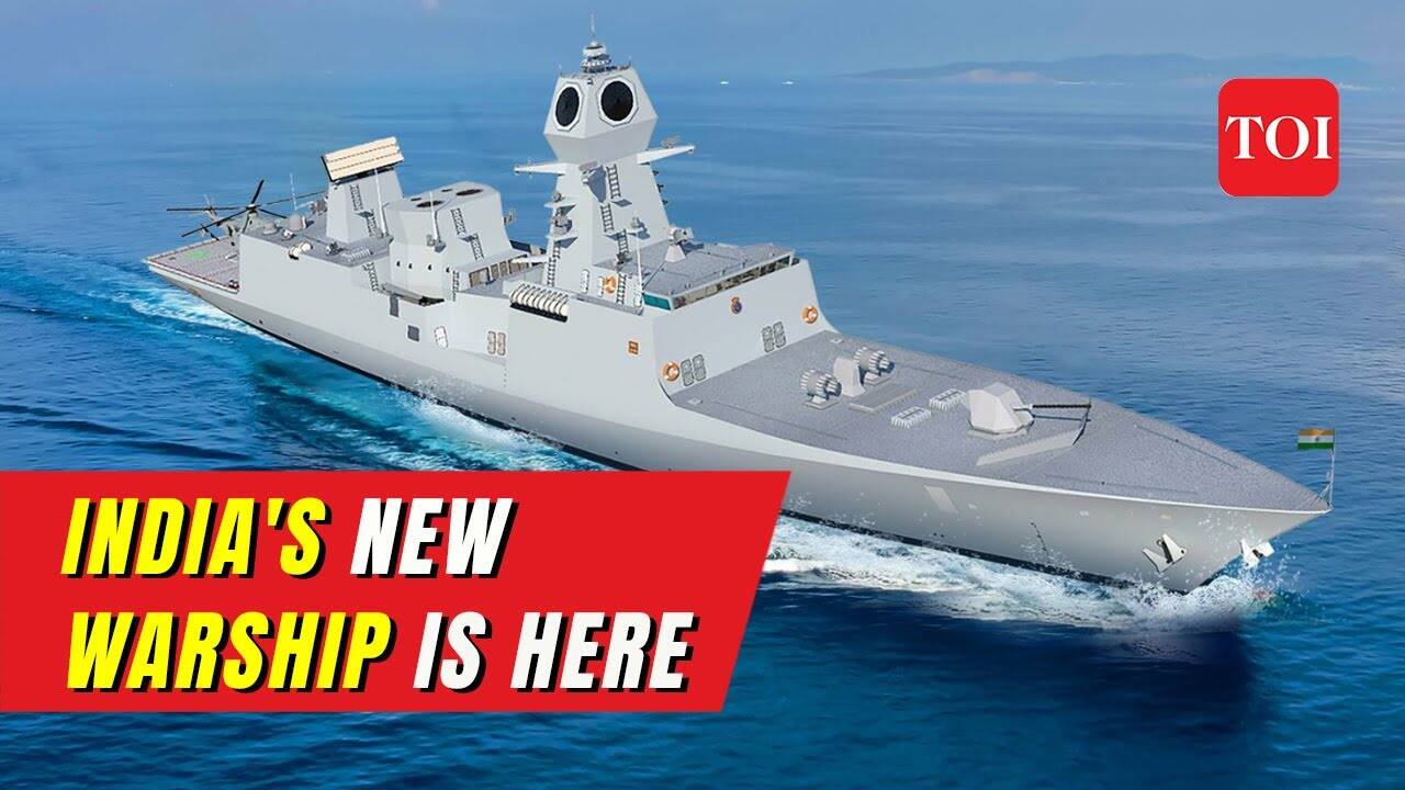 Indian Navy launches technologically advanced warship Mahendragiri