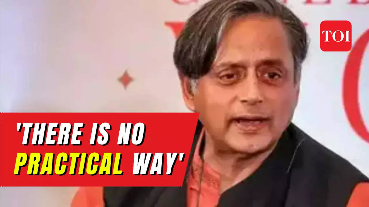 No practical way to implement such systems, says Shashi Tharoor on 'One Nation, One Election'