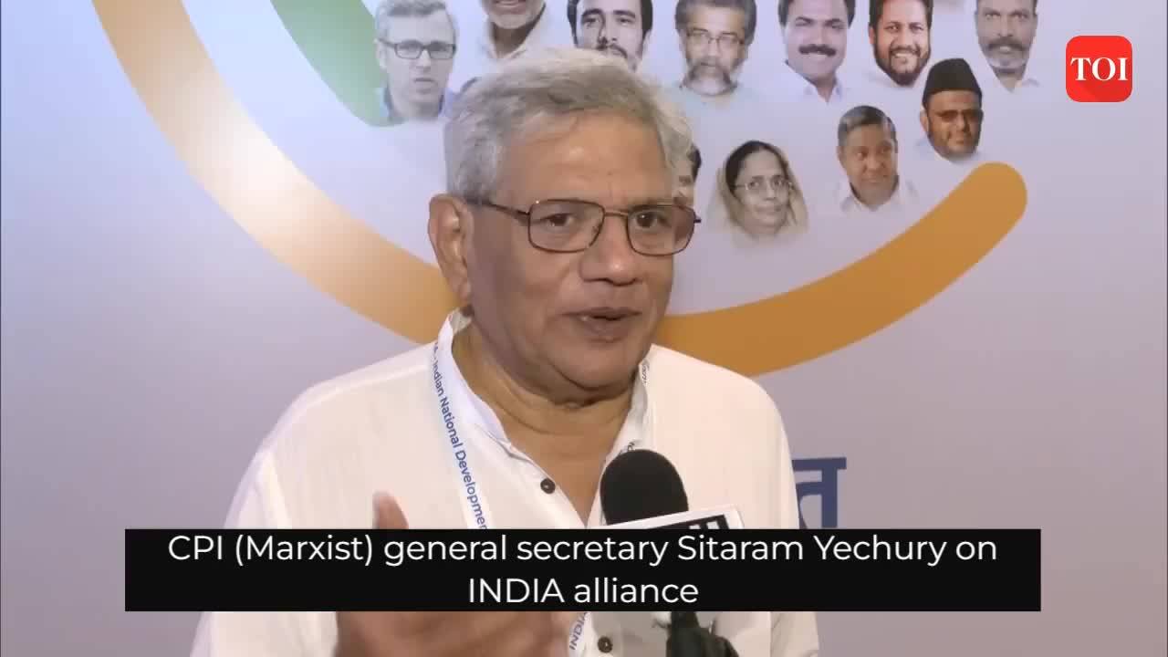 CPI (Marxist) general secretary Sitaram Yechury on INDIA alliance