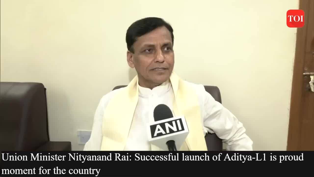Union Minister Nityanand Rai on Aditya-L1 successful launch