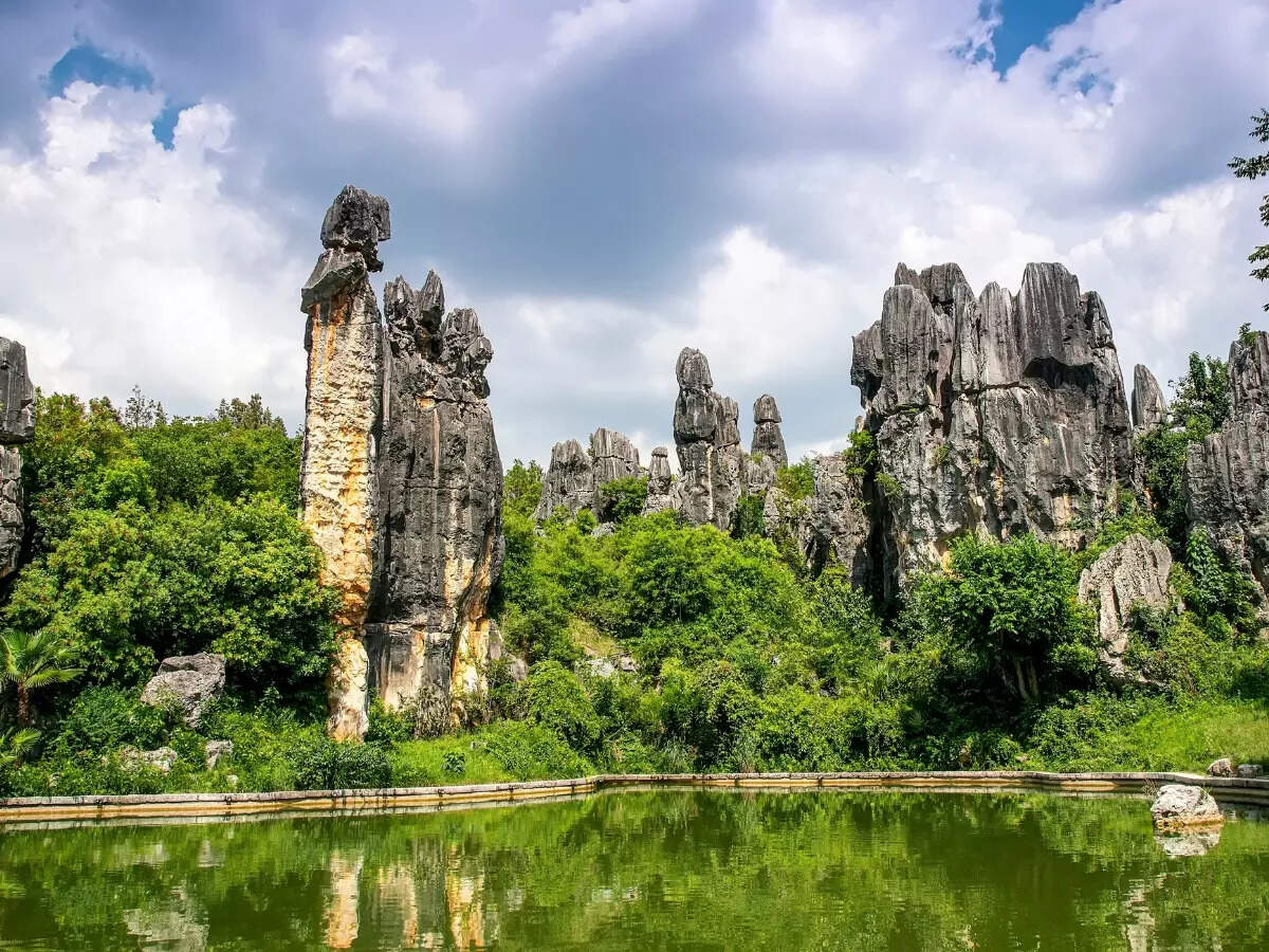 What’s inside this forest of stone in China?, Yunnan - Times of India ...