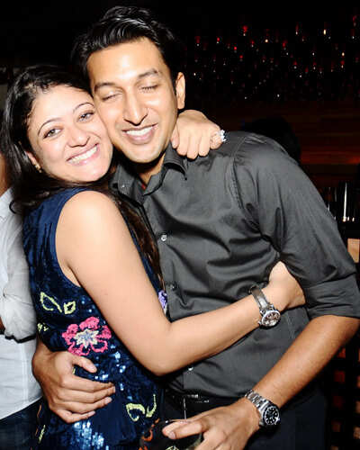 Pallavi and Sidharth Mohan at her WIFW post show party in Delhi.