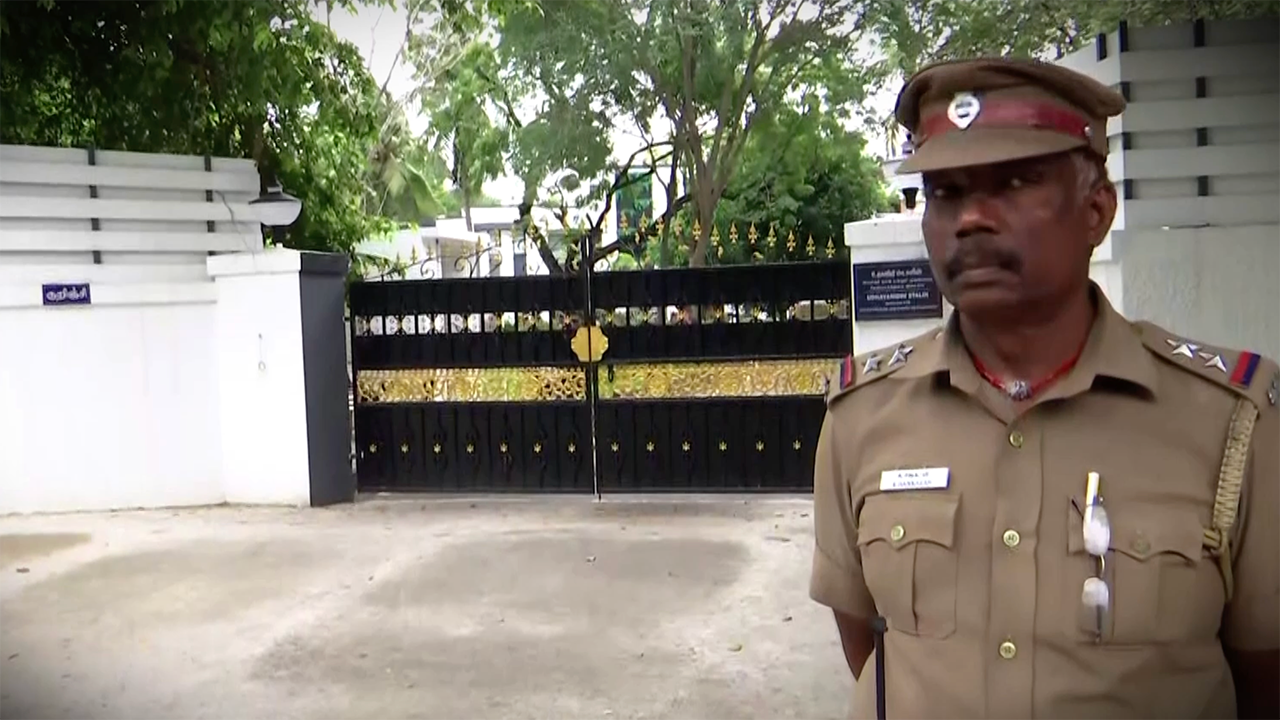 Security deployed outside Udhayanidhi Stalin’s residence in view of ...