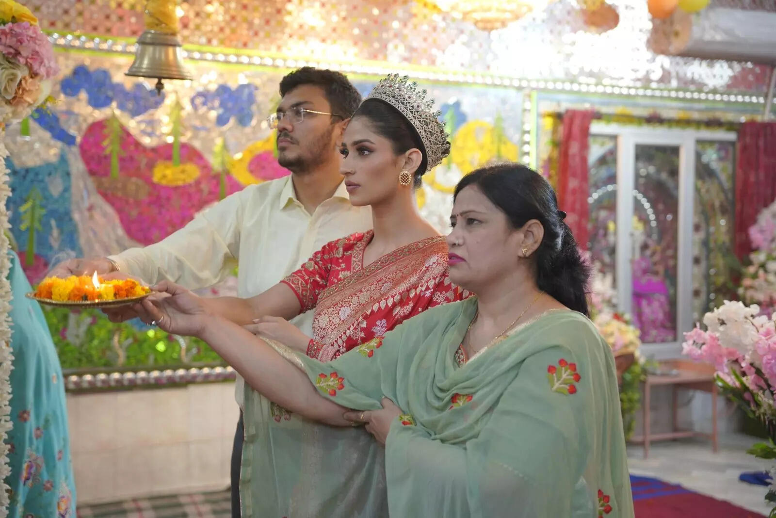 LIVA Miss Diva Universe 2023 Shweta Sharda's Grand Homecoming!